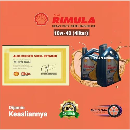 Jual SHELL RIMULA R5 E 10W-40 @GALON - Kab. Bekasi - MULTI BAN Sentra ...