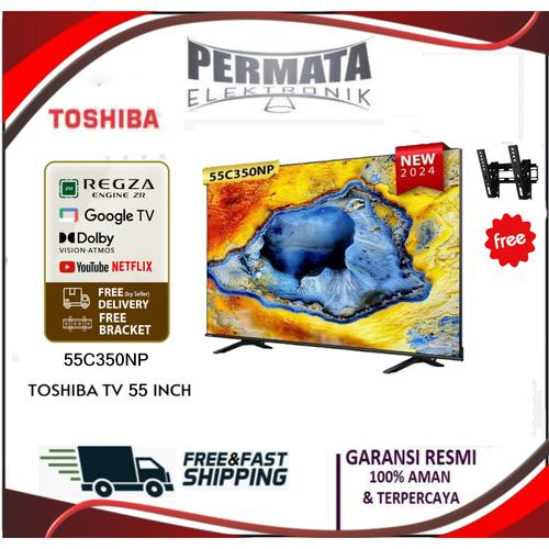 Promo TOSHIBA 55C350NP / 55 C350 NP Smart 4K UHD Google TV w/ Dolby ...