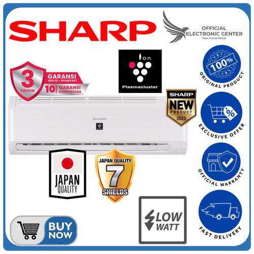 Jual SHARP AC AH-AP7BMY AP7BMY 7BMY 3/4 PK PLASMACUSTER TECHNOLOGY LOW WATT AC 0.75PK SHARP ...