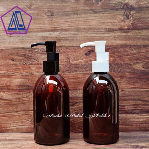 Jual Botol Plastik Pump 250ml Oval Coklat Kemasan Sabun Cair Tutup Luxury - LXY-PTH - Kota Depok ...