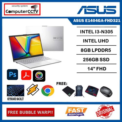 Jual ASUS VIVOBOOK GO 14 E1404GA-FHD321 - i3-N305 8GB 256GB 14" FHD W11 ...