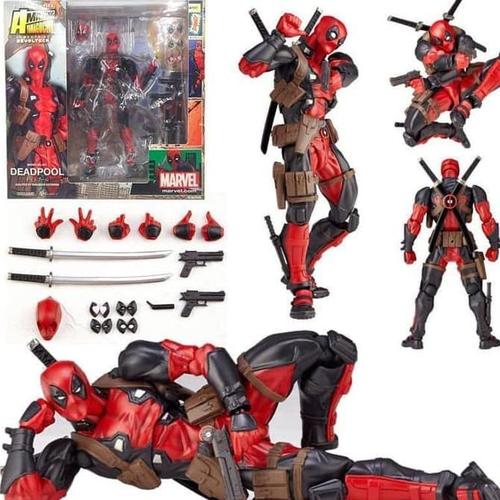 Jual NEW STOCK/ KOLEKSI/ Revoltech Deadpool Action Figure Amazing ...
