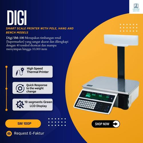 Jual TIMBANGAN BUAH SAYUR PRINT LABEL HARGA DIGI SM100 P - DIGI SM 100 ...