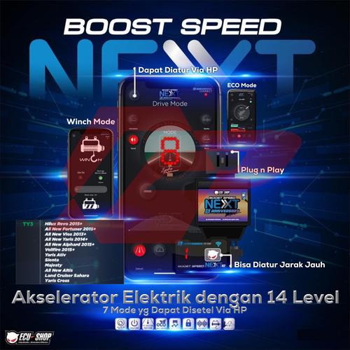 Jual Boost Speed NEXT - Aksesoris Piggyback Ecu ECUSHOP - TY3 - Toyota ...