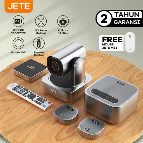 Promo Webcam Video Conference JETE Group 10x Zoom with 2 Expansion Mic ...