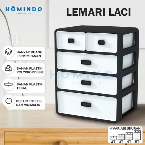 Promo HOMINDO Lemari Laci Kotak Tempat Penyimpanan | Rak Susun Laci ...