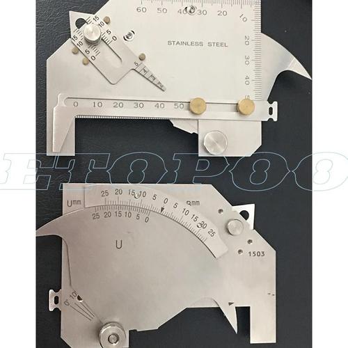 Jual Welding angle gauge WGU-8M Welding Seam gauge vernier caliper weld ...