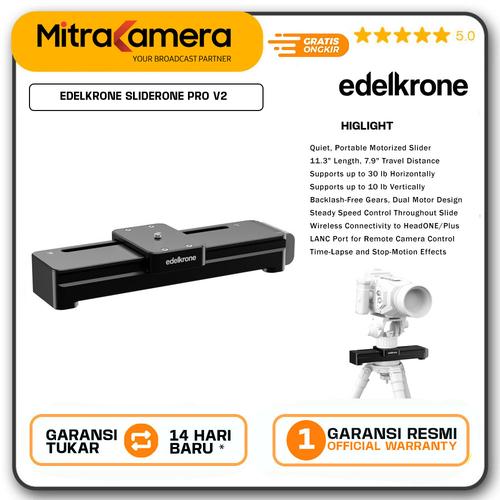 Promo edelkrone SliderONE PRO v2 Cicil 0% 3x - Jakarta Selatan ...