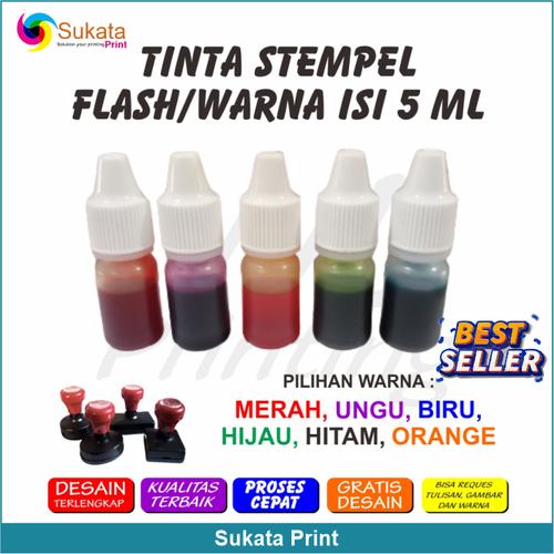 Jual Tinta Stempel Flash / Otomatis Tinta stempel plash Tinta Premium ...