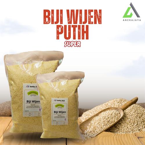 Jual WIJEN PUTIH WHITE SESAME 1000 GRAM WAYANG KEMBAR - Jakarta Barat ...