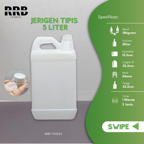 Jual Jerigen 5 Liter Jerigen 5liter jerigen 5000 ml Botol 5liter ...