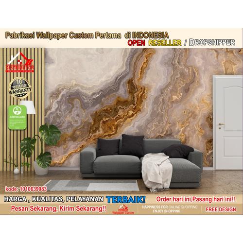 Jual Wallpaper Custom 3D Tema Marmer | Marble | Wallpaper Kamar Tidur ...