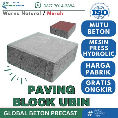 Jual Paving Block Ubin Persegi 21x21 Conblock jalan Trotoar Taman ...