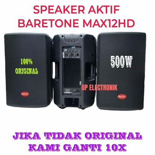Jual BARETONE MAX-12 HD SPEAKER AKTIF BARETONE MAX12HD 500WATT 1 PCS ...