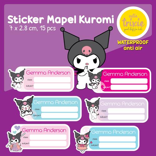 Jual Sticker Label Buku Mata Pelajaran Mapel Kuromi - Jakarta Barat ...