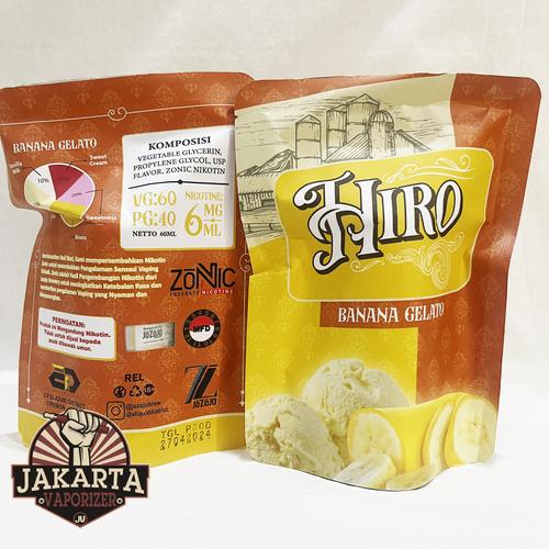 Jual HIRO V3 BANANA GELATO 60ML BY JOZOJO BREW - 3MG - Jakarta Utara ...