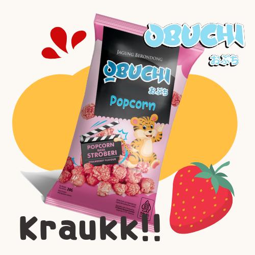 Jual Obuchi Popcorn Berbagai Rasa (Strawberry, Caramel, Original ...