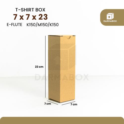 Jual Box T-Shirt 7x7x23 E-Flute K150 Packaging/Kardus/Box Kaos/Botol ...