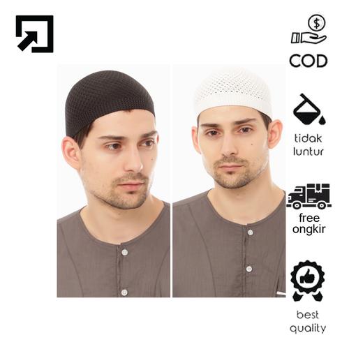 Jual Peci Kopyah Rajut Mekkah Pria Dewasa Muslim Premium Rahmen Terbaru ...