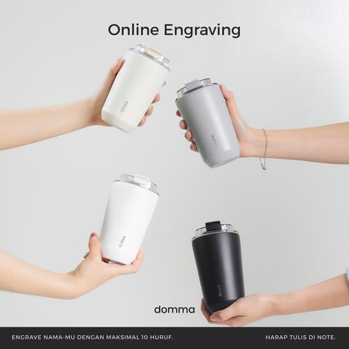 Jual [Domma] Custom Engrave - 350 ml Go-Sip Tumbler Double Wall ...