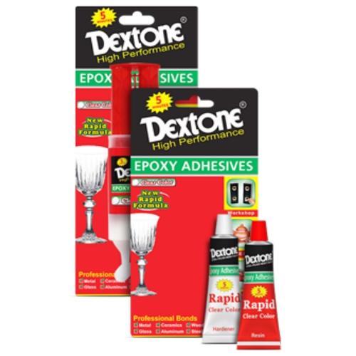 Jual Lem Dextone Rapid 5 menit ORIGINAL Epoxy / Lem Campur Clear (2x15 ...