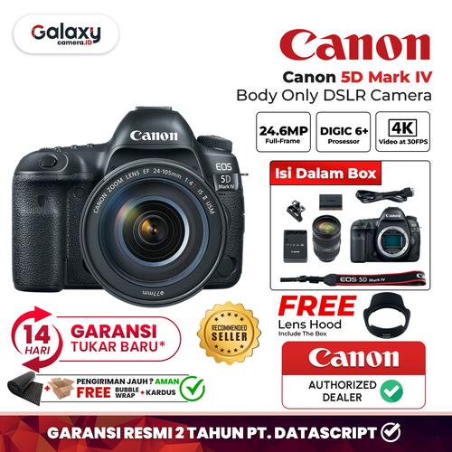 Promo Canon EOS 5D Mark IV Kit EF 24-105mm DSLR Canon EOS 5D IV Garansi ...