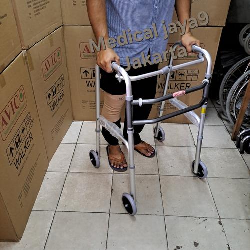Jual Walker gerak Roda Rollator Beroda Alat Terapi bantu Jalan Rolator ...