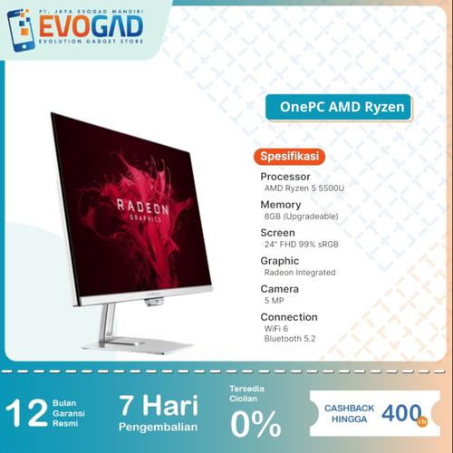Promo Advan All In One PC AIO OnePC Intel i5 8+512GB Windows 11 ...