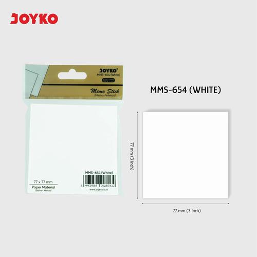 Jual Kertas Memo Stick Tempel Putih Polos JOYKO Sedang MMS-654 White ...