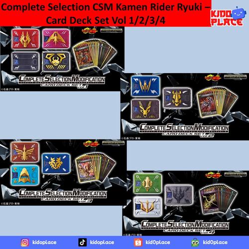 Jual Complete Selection CSM Kamen Rider Ryuki – Card Deck Set Vol 1/2/3 ...