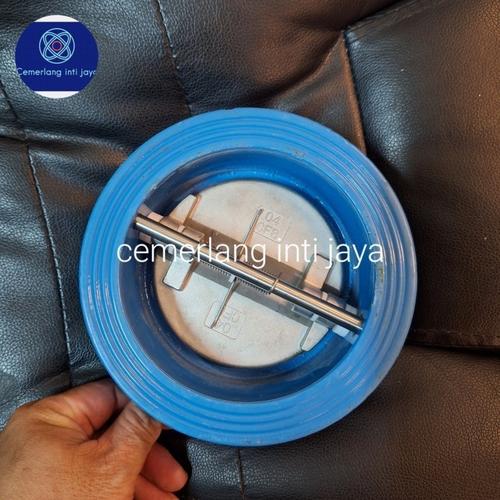 Jual Tozen Wafer check Valve Cast iron PN16 4" inch / Wafer check valve ...