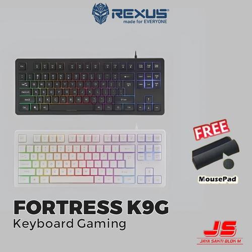 Promo Rexus Fortress K9G Keyboard Gaming Wired RGB - Hitam - Jakarta ...