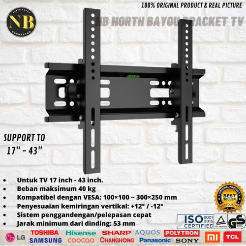 Jual BRACKET TV BREKET TV BRAKET TV 24 29 32 40 43 INCH UP&DOWN BESI ...