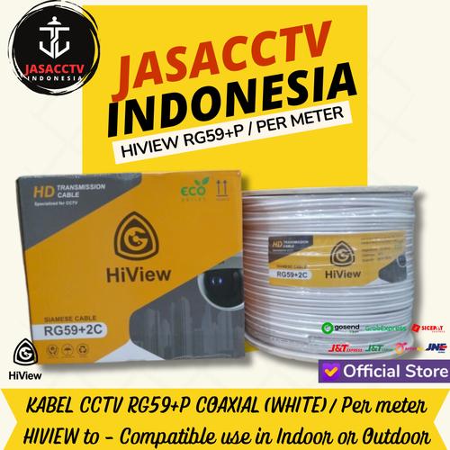 Jual KABEL CCTV RG59+P HIVIEW COAXIAL (WHITE) / Per Meter - Jakarta ...
