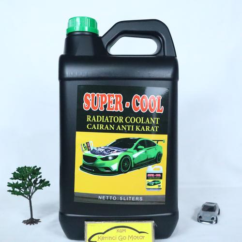 Jual AIR RADIATOR SUPER COOL HIJAU 5L - RADIATOR COOLANT SUPERCOOL ...