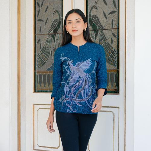Promo Hadinata Batik Wanita Blouse Callista Chairil - S - Kab. Sukoharjo - HADINATA BATIK ...