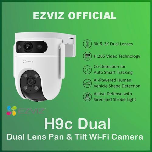 Jual Ezviz H9c Dual-Lens 2K (3MP + 3MP) Smart Home Wifi Pan Tilt IP Camera H9 c - MicroSD 256GB ...