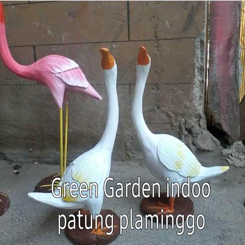 Jual patung burung angsa plaminggo rangka besi kokoh - Kab. Bogor ...