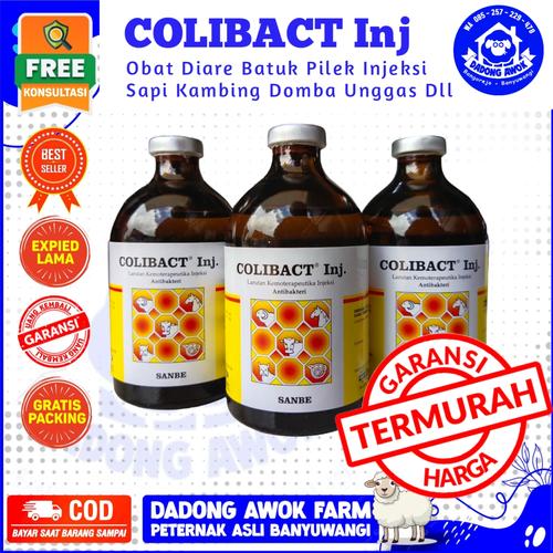 Jual COLIBACT injek 100 ml Obat DIARE BATUK PILEK UNTUK SAPI KAMBING ...