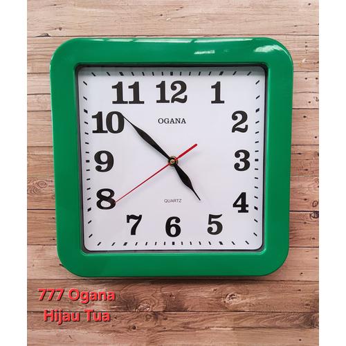 Jual JAM DINDING MURAH KOTAK PERSEGI OGANA 777 - Biru - Jakarta Pusat ...