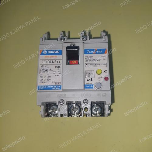 Jual TERASAKI ZE100-NF HI 50A,60A,80A,100A, 3P 30mA ELCB TERASAKI 30mA - 40A - Jakarta Pusat ...
