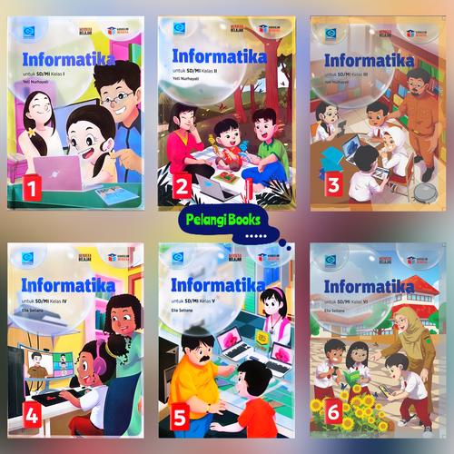 Jual BUKU INFORMATIKA SD/MI KELAS 1 2 3 4 5 6 KURIKULUM MERDEKA ...