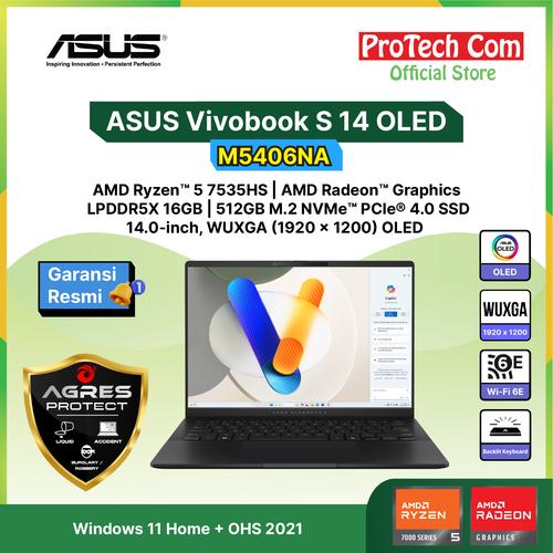 Promo ASUS Vivobook S 14 OLED M5406NA Ryzen 5-7535HS 16GB 512GB 14 ...