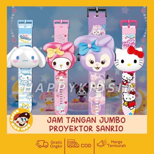 Promo JAM TANGAN ANAK JUMBO PROYEKTOR LASER 24 GAMBAR / SANRIO ...