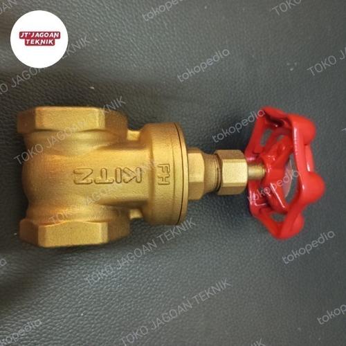 Jual Gate Valve Kuningan KITZ 1/2" inch class 125 - Jakarta Barat ...
