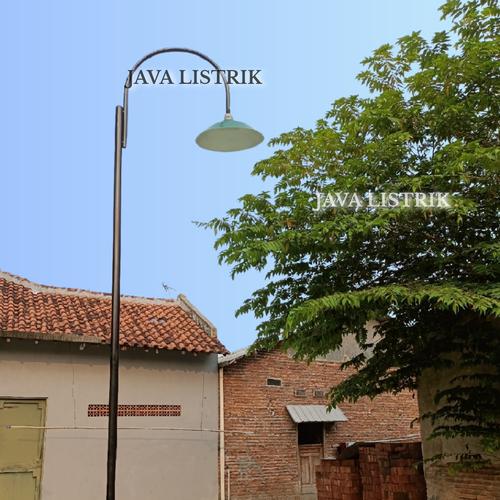 Jual TIANG LAMPU JALAN WARNA HITAM PANJANG 3 METER - TIANG SAJA - Kab ...