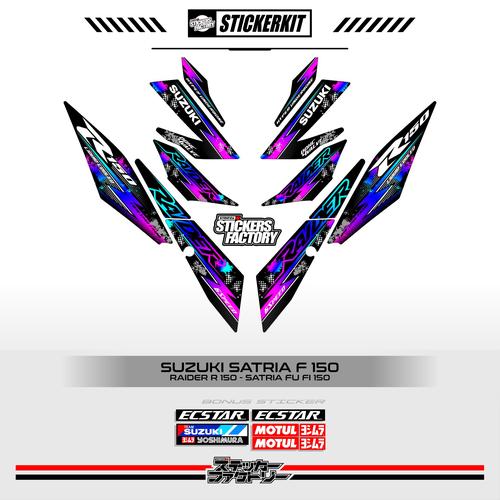 Jual STICKER STRIPING SUZUKI SATRIA F150 INJEKSI / MOTIF 2 / SUZUKI ...