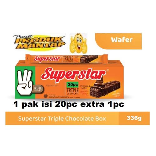 Jual Wafer super star / superstar wafer / Wafer lapis cokelat - Kota ...