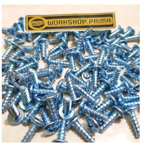 Jual BAUT CACING SEKRUP ULIR OBENG SKRUP BODI MOTOR+ MUR KLIP - Mur ...