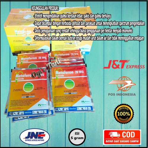 Jual Herbisida Metafuron 20 WG, Sistemik Pra dan Purna Tumbuh Berbentuk ...